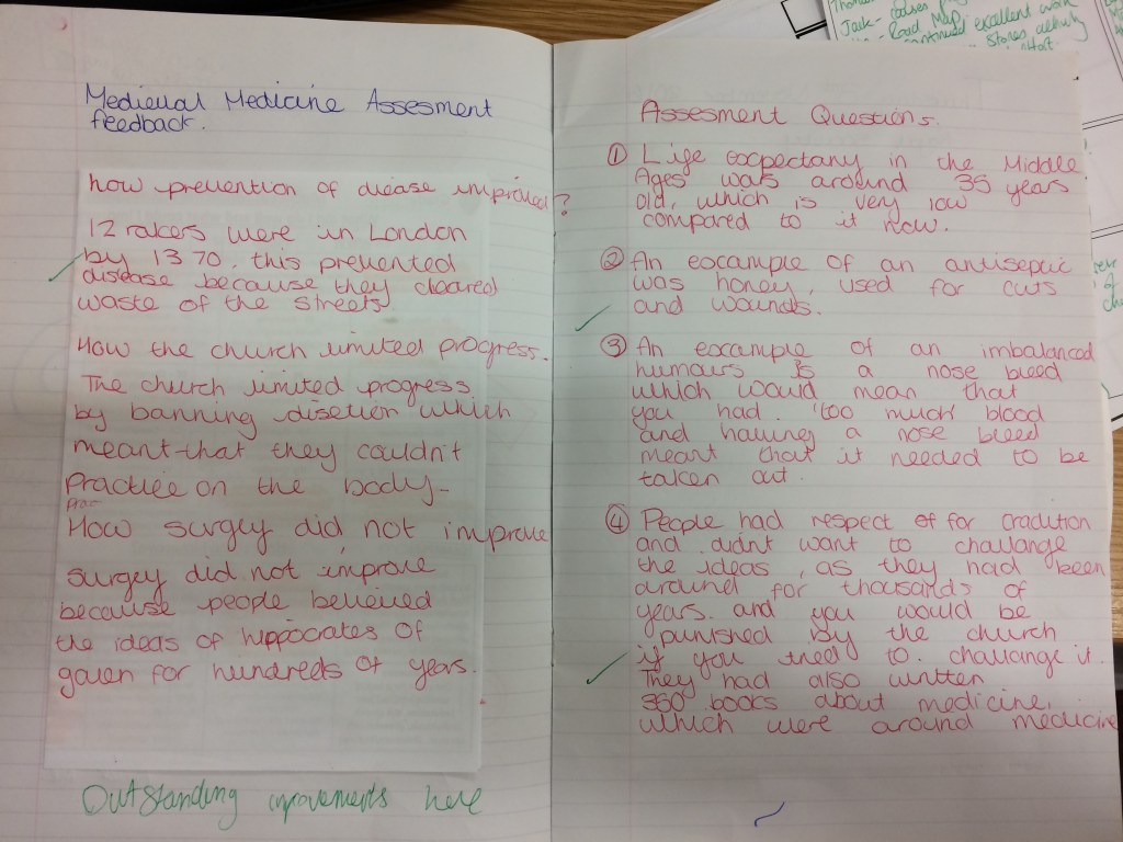 Marking Crib Sheet & Whole Class Feedback – mrthorntonteach