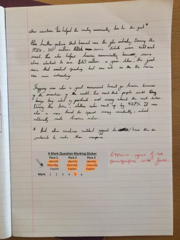 Peer Marking Stickers – mrthorntonteach